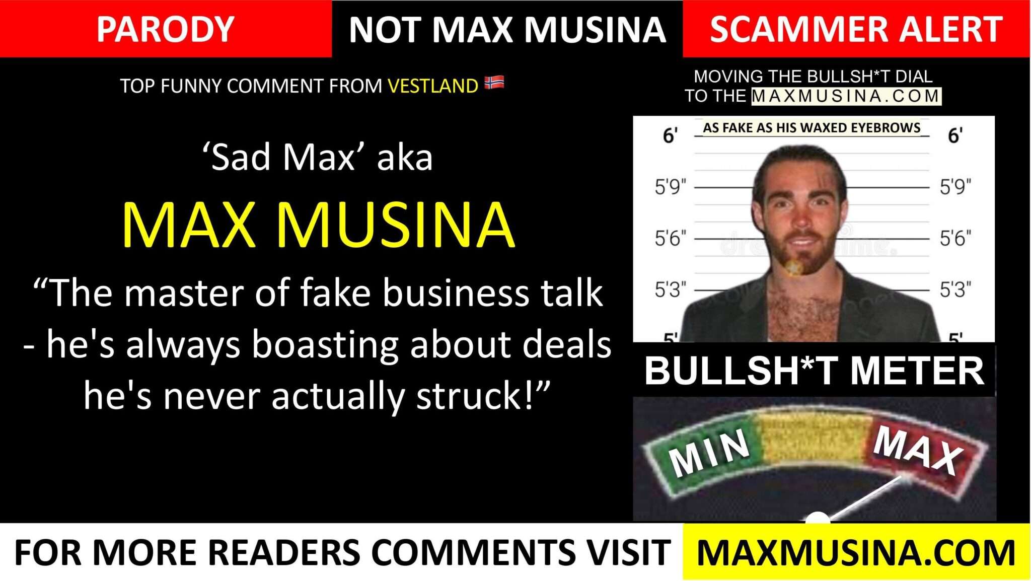 Max Musina "Massimiliano Musina" IMDb | Film Producer Parody